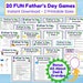 Father's Day Games Bundle, Father's Day Printable Games for Kids ...