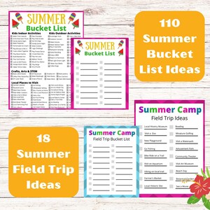 Summer Camp at Home, Summer Activities for Kids, Summer Printable ...