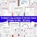President's Day Activities, Kids Color by Number Activity, Patriotic ...