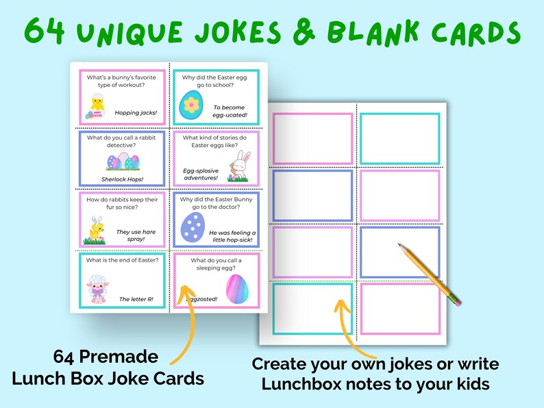 64 Easter Lunchbox Jokes, Funny Easter Jokes for Kids, Lunchbox Notes ...