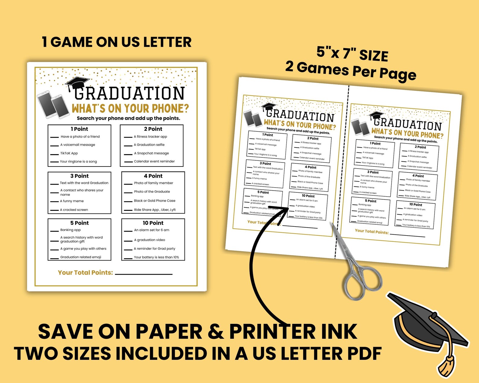 Grad What's on Your Phone Game, Graduation Party Game, Grad Party Ideas ...