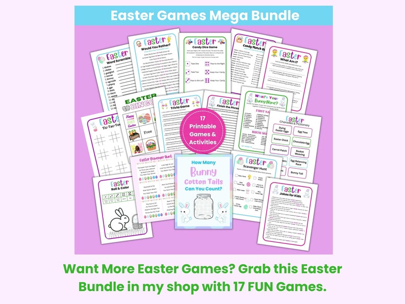 Printable Easter Word Scramble Game, Easter Games, Classroom Game ...