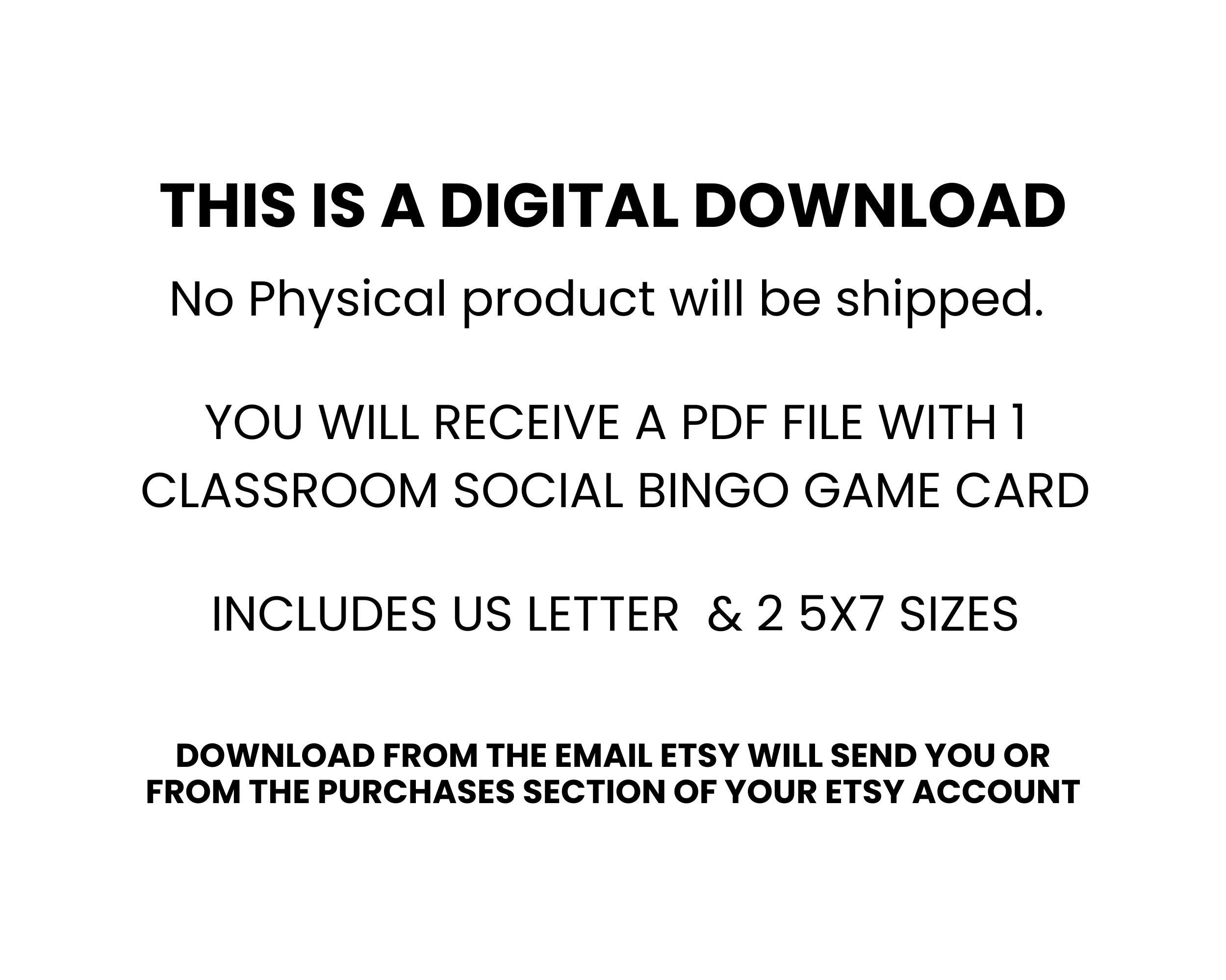 Back to School Bingo, Classroom Bingo, Getting to Know You, Classroom ...