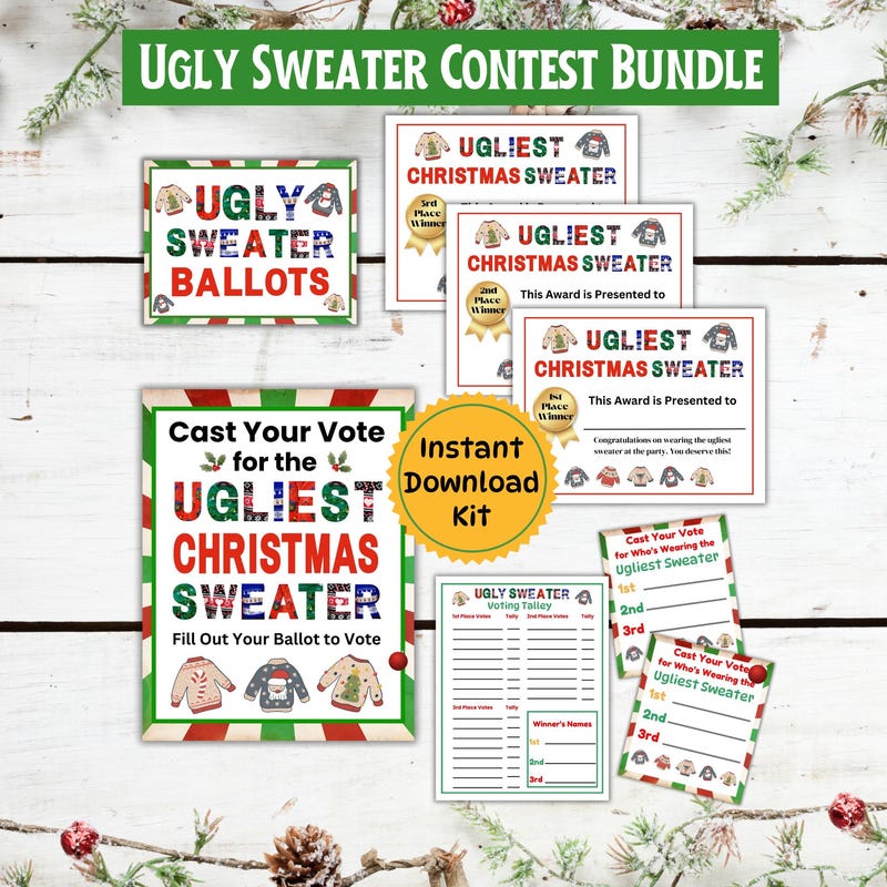 Ugly Sweater Awards - Etsy