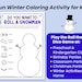 Roll a Snowman Dice Game, Printable Snowman Game, Preschool and ...