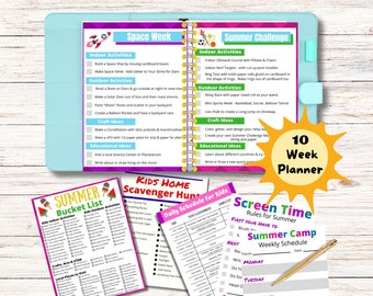 Summer Camp at Home Planner - Etsy