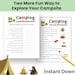 Camping Scavenger Hunt Printable, Outdoor Scavenger Hunt Activity for ...