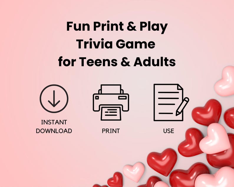Rom Com Movie Trivia Quiz, Galentines Trivia, Romantic Comedy Trivia ...