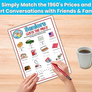 Guess the Price Game for Senior Citizens, Fun Senior Activities, 1960s ...