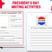 President's Day Activities, Kids Color by Number Activity, Patriotic ...
