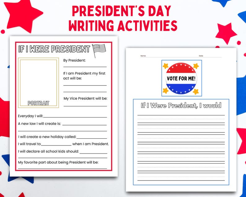 President's Day Activities, Kids Color by Number Activity, Patriotic ...