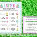 Easter Scavenger Hunt for Kids, Printable Easter Activities, Preschool ...