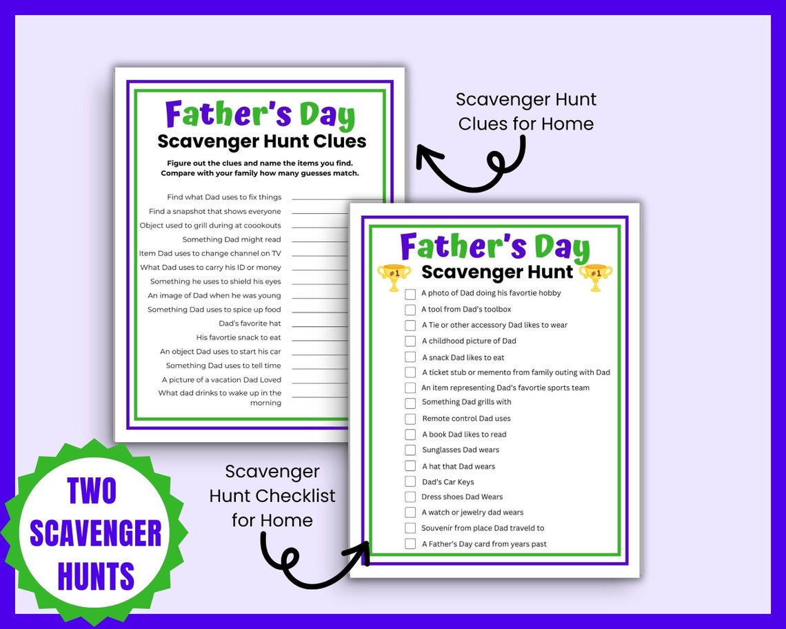 Father's Day Games Bundle, Father's Day Printable Games for Kids ...
