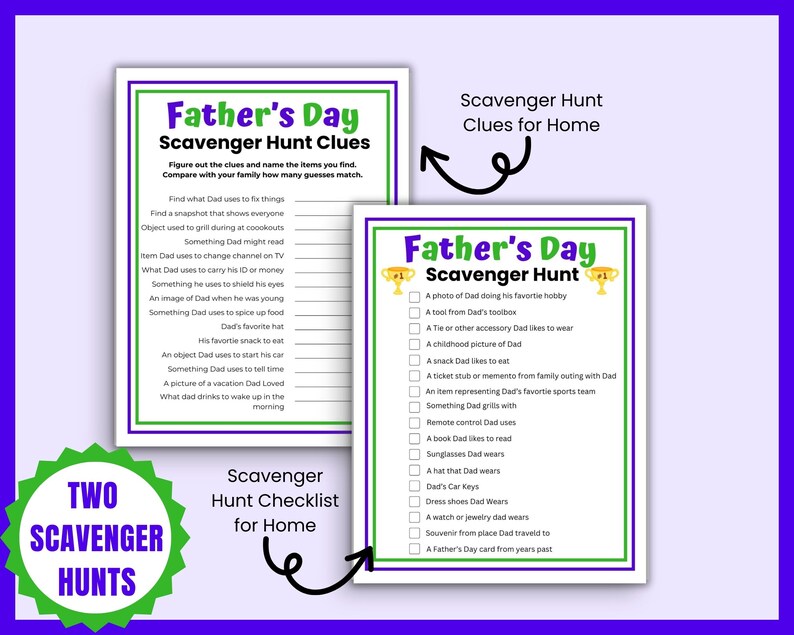 Father's Day Games Bundle, Father's Day Printable Games for Kids ...