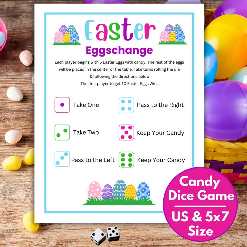 Easter Dice Games - Etsy