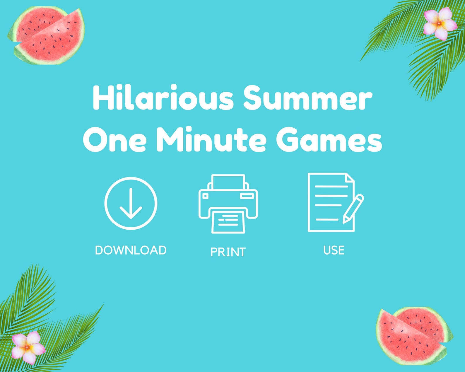 Summer Minute to Win It Games, 4th of July Games, Summer Reunion, Group ...