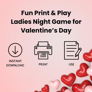 Galentine's Day Game Find Someone Who, Fun Girls Night Out Games ...