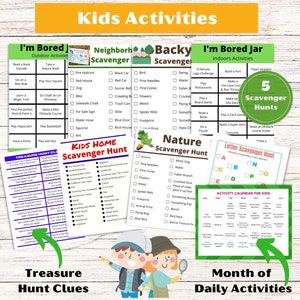 Summer Camp at Home, Summer Activities for Kids, Summer Printable ...