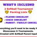 Softball Travel Checklist, Softball Tournament Packing List, Girls ...