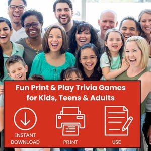 Family Reunion Trivia Games, Family Trivia, Printable Family Reunion ...