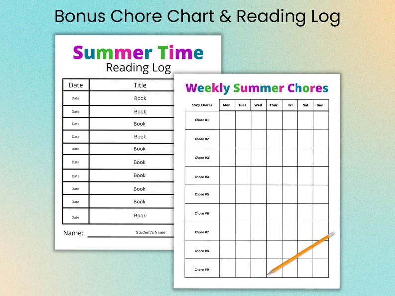 Editable Summer Schedule for Kids, Daily Kids Schedule Chart, Editable ...