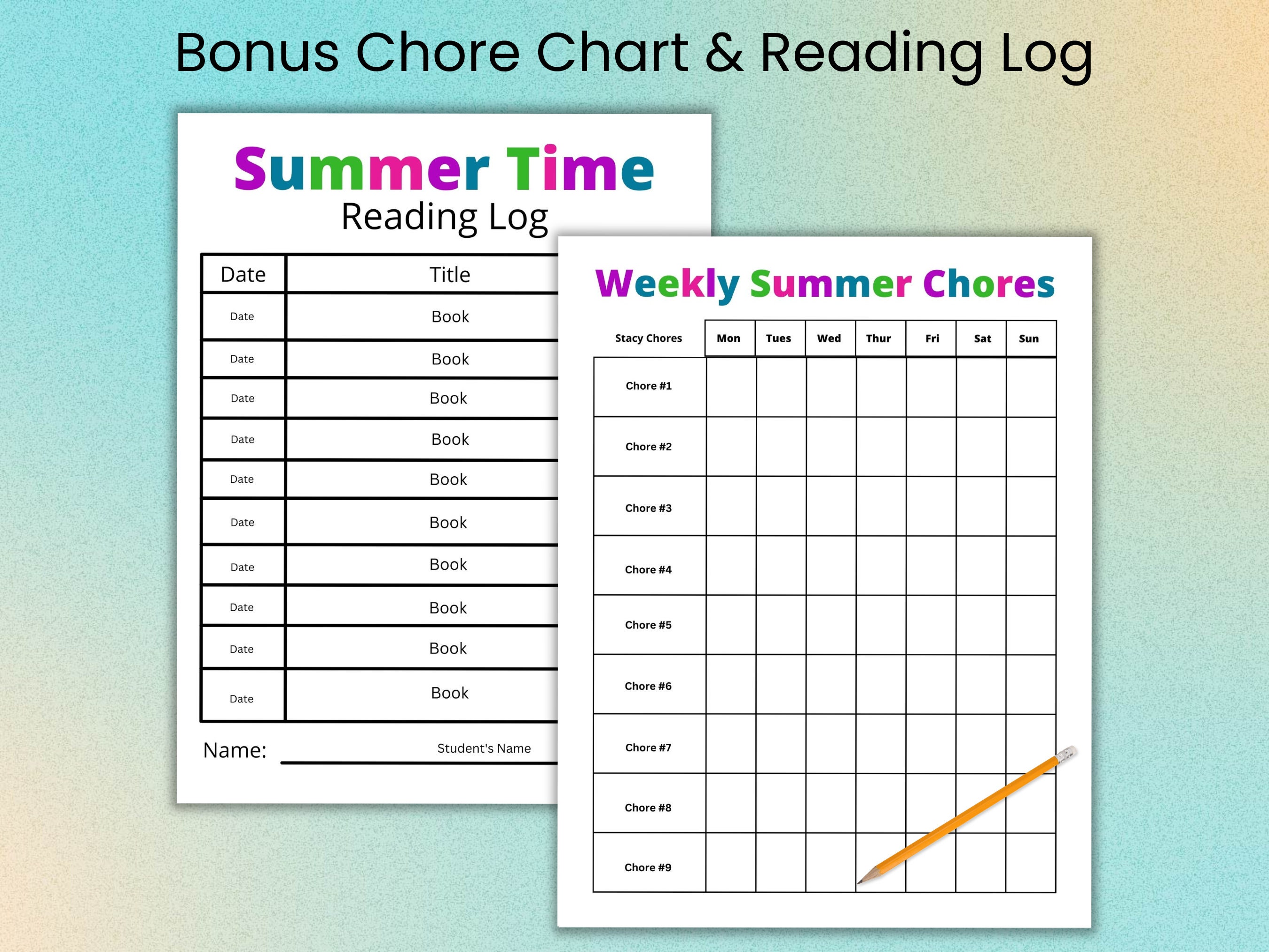 Editable Summer Schedule for Kids, Daily Kids Schedule Chart, Editable ...