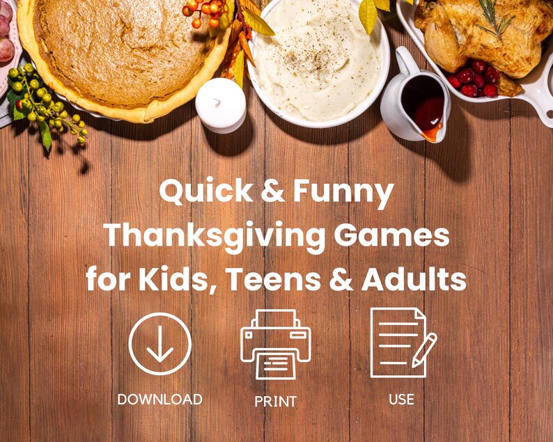 Thanksgiving Minute to Win It Games, Fun Thanksgiving Dinner Games ...