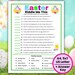 Easter Find the Guest Bingo Game, Easter Bingo, Easter Activities Kids ...