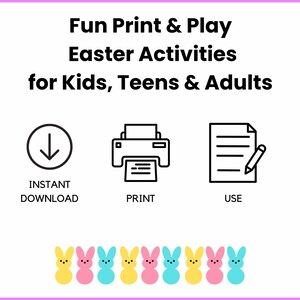 Easter Find the Guest Bingo Game, Easter Bingo, Easter Activities Kids ...