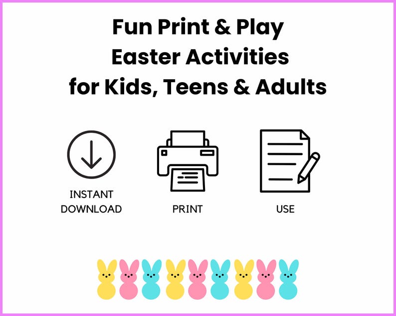Easter Find the Guest Bingo Game, Easter Bingo, Easter Activities Kids ...