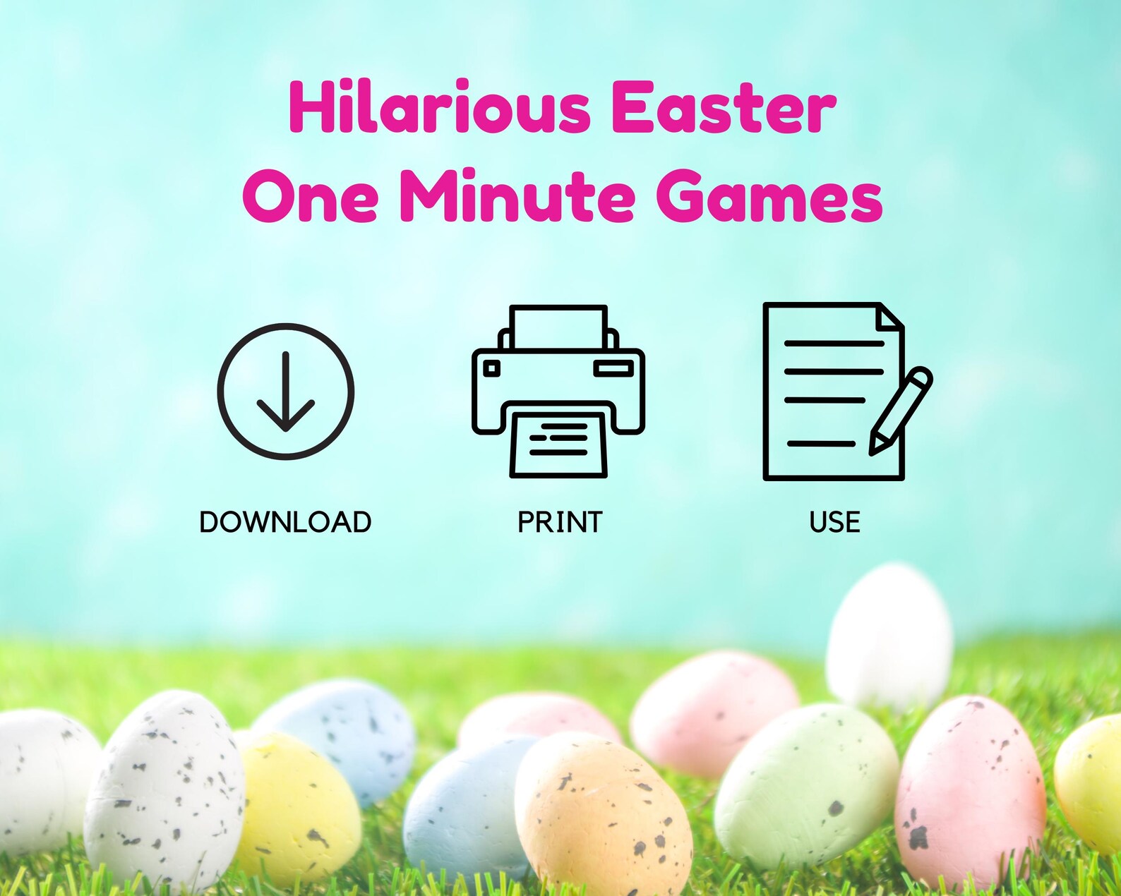 Easter Minute to Win It Games, Quick One Minute Games, Easter ...