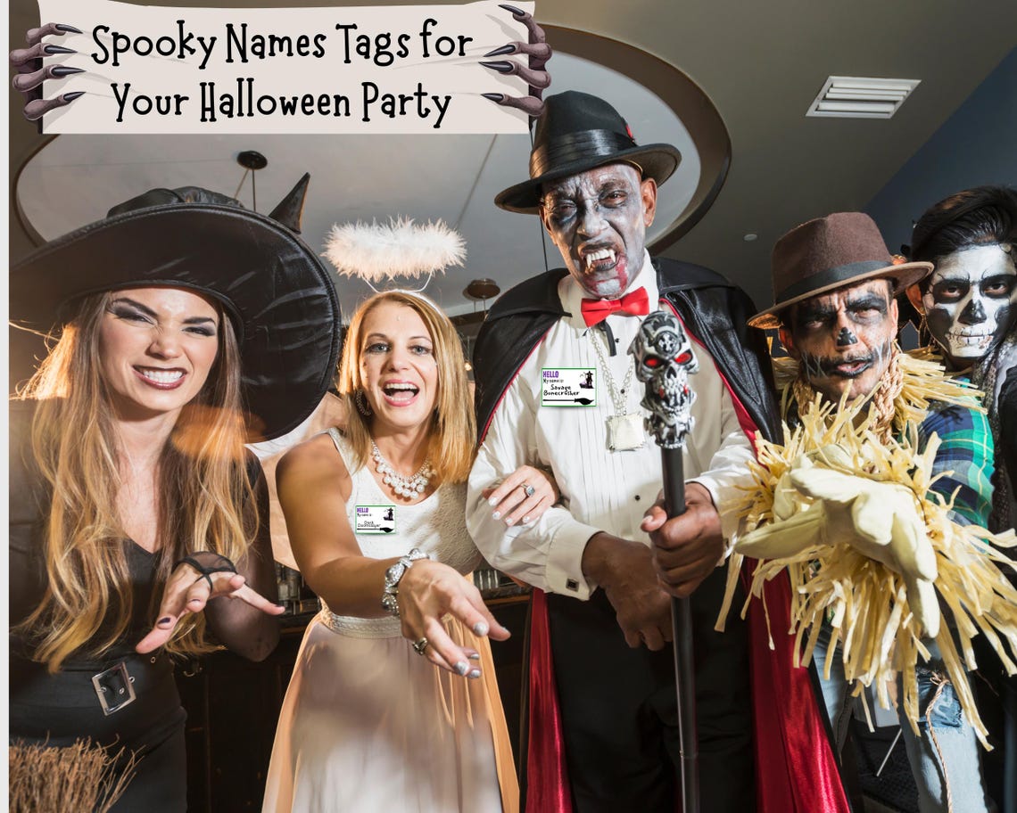 What's Your Villain Name Game, Fun Halloween Name Game, Printable ...