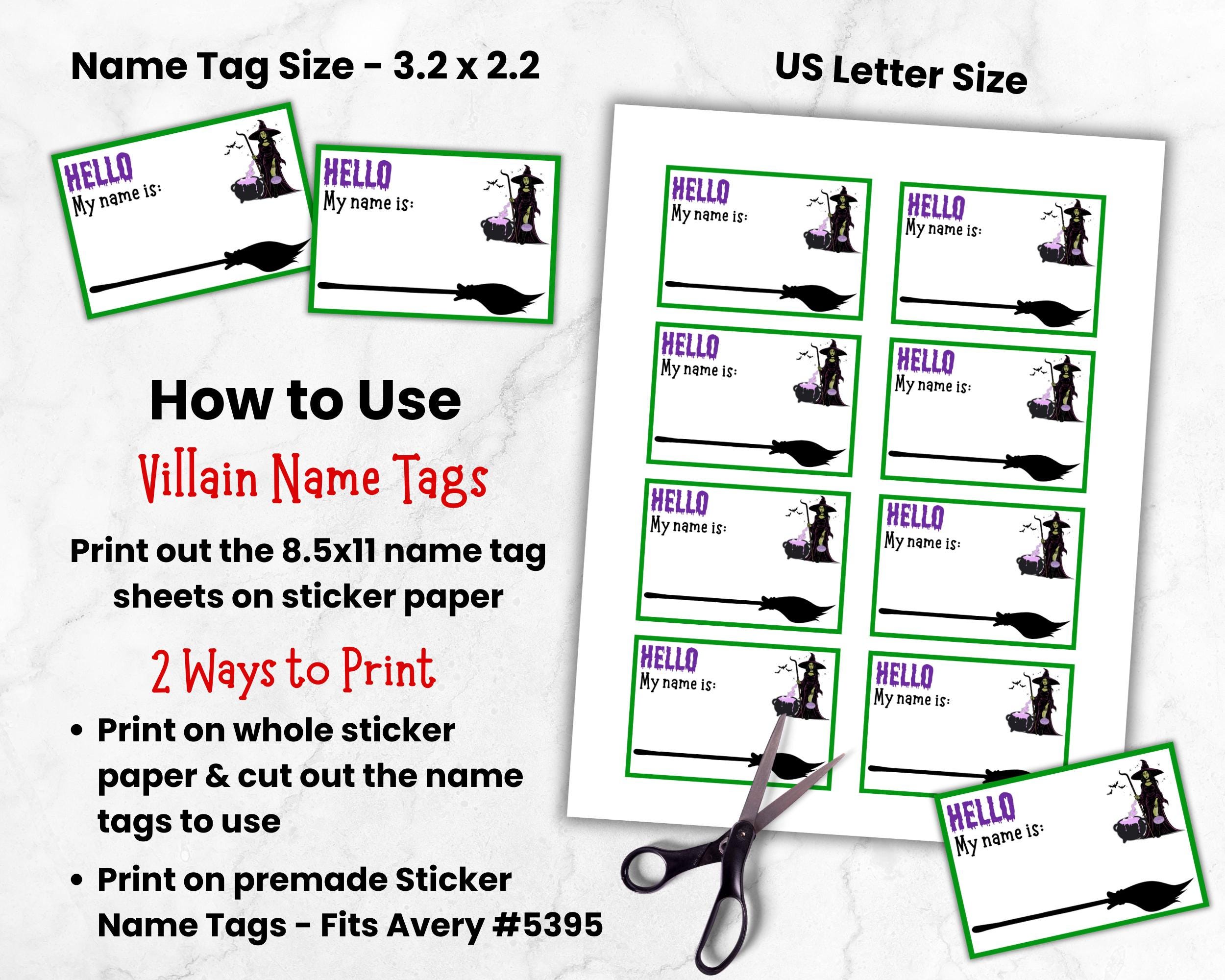 What's Your Villain Name Game, Fun Halloween Name Game, Printable ...