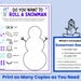 Roll a Snowman Dice Game, Printable Snowman Game, Preschool and ...