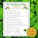 St. Patrick's Day Trivia Game, Fun St. Paddy's Day Trivia Questions ...