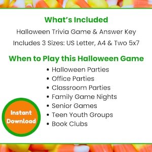 Halloween Trivia Game, Printable Halloween Trivia Questions Adults ...