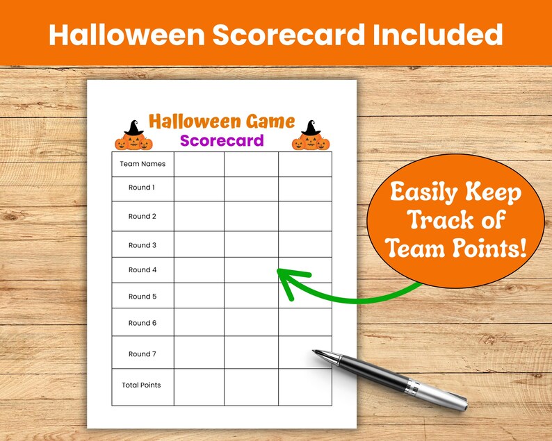 Halloween Charades Game Printable, Act It or Draw It, Fun Halloween ...