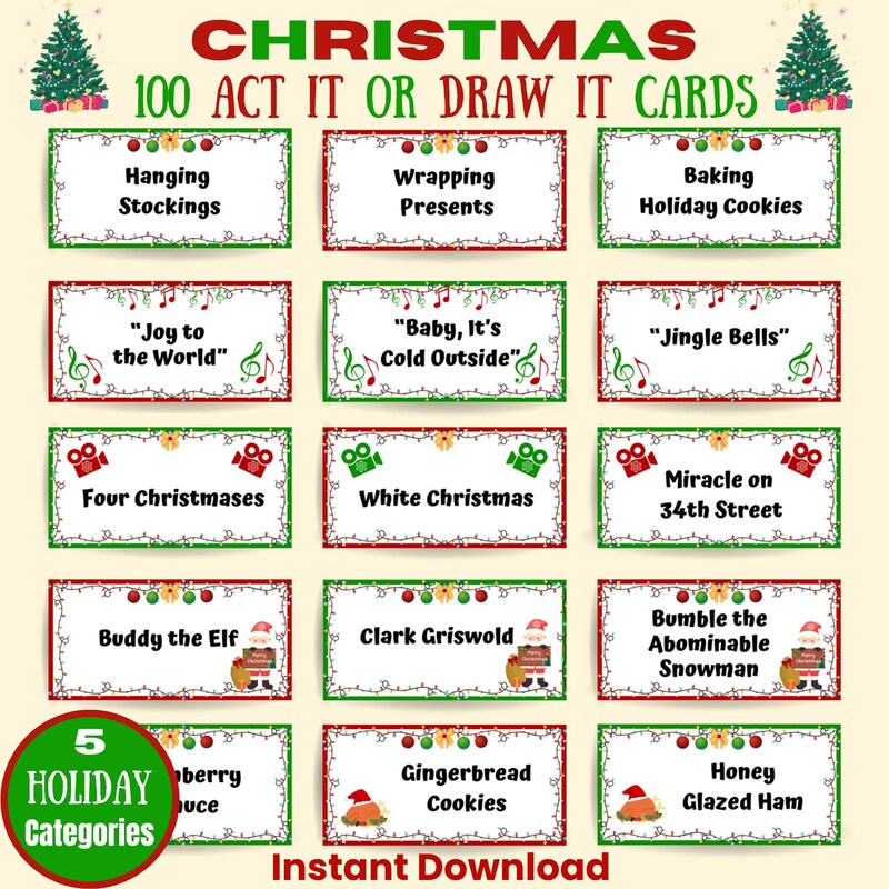 Christmas Games - Etsy