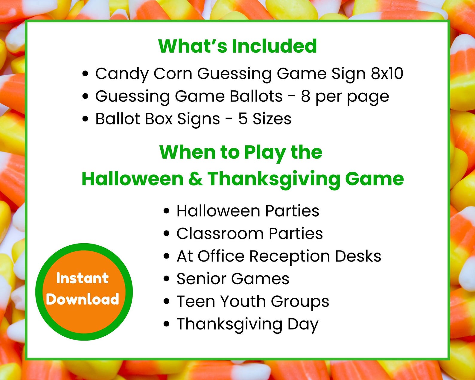 Candy Corn Guessing Game, Halloween Guess How Many, Halloween Jar Count ...