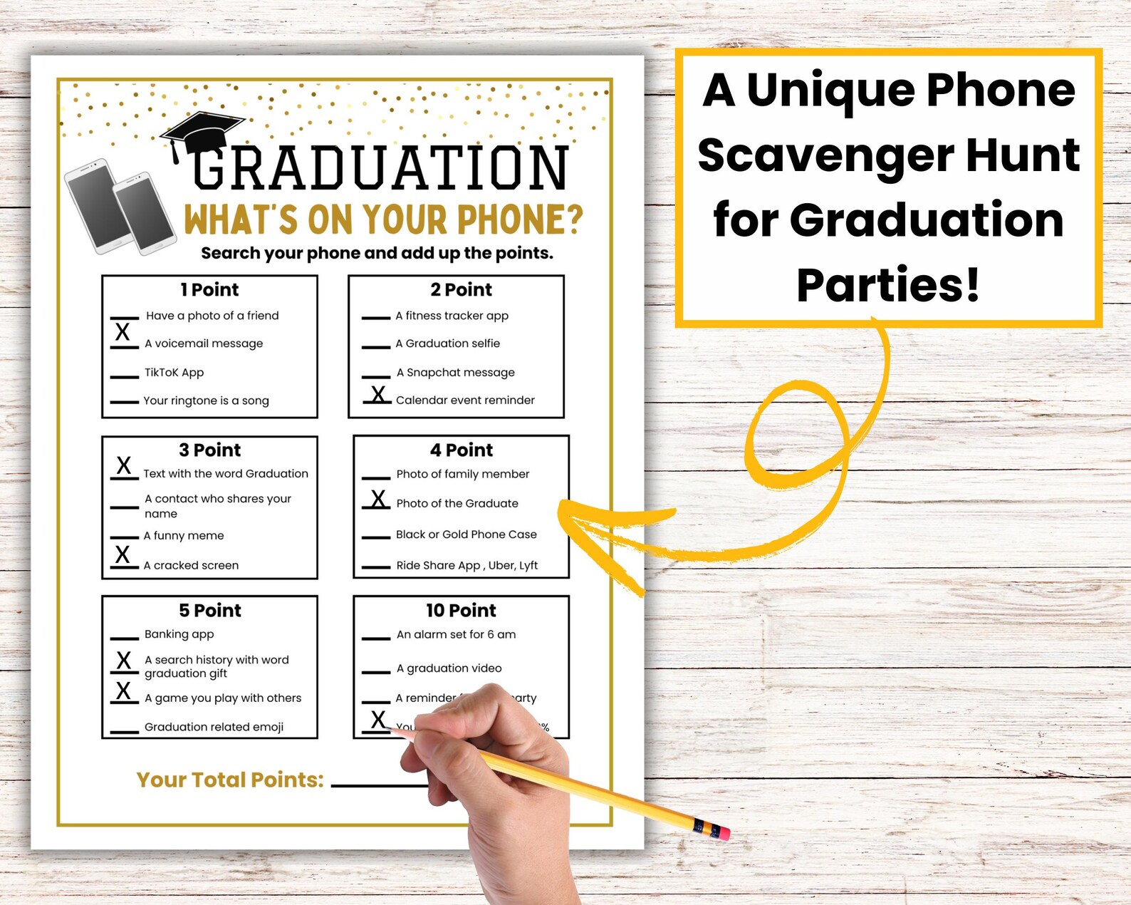 Grad What's on Your Phone Game, Graduation Party Game, Grad Party Ideas ...