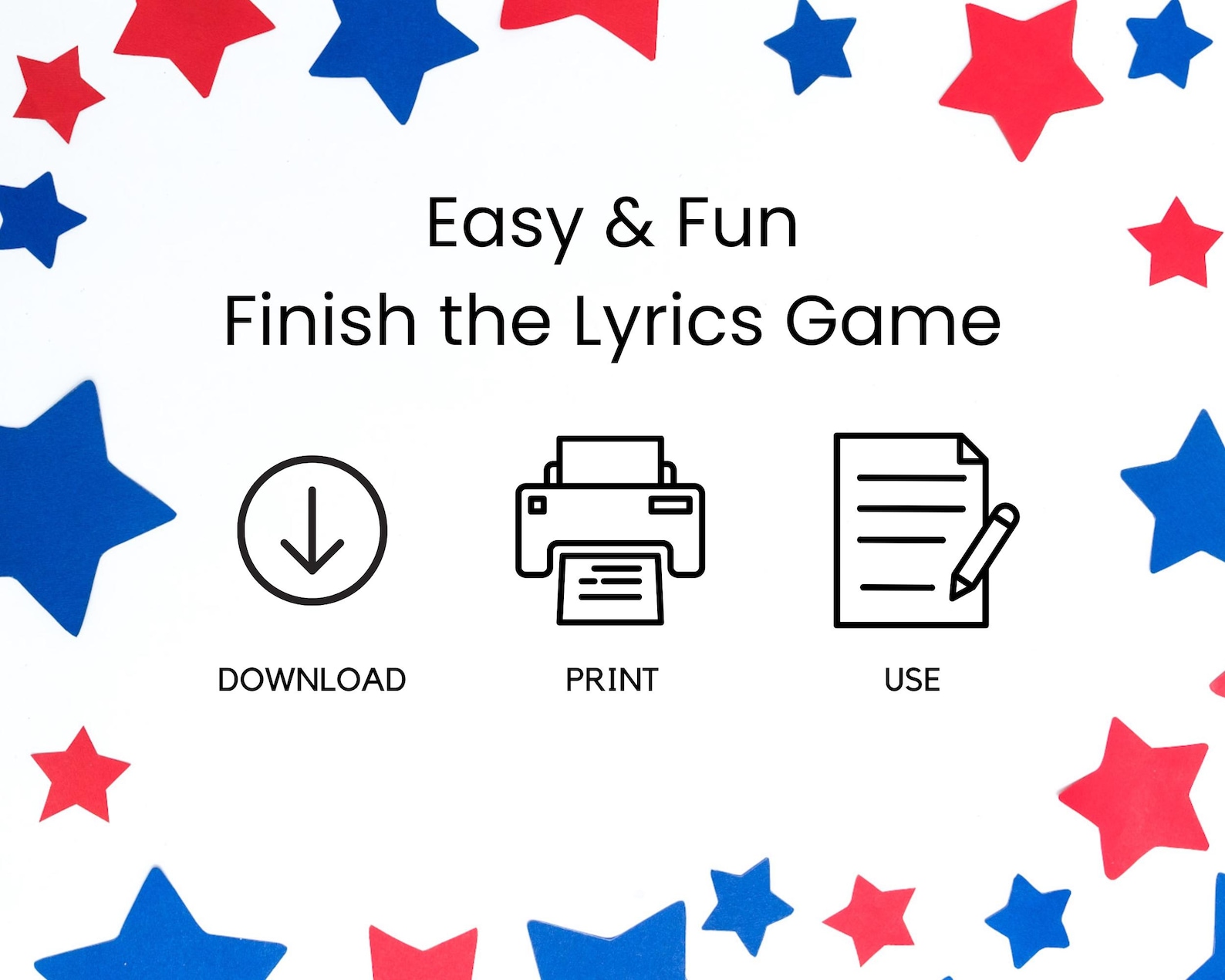 Patriotic Finish the Lyrics Game, Patriotic Trivia, Patriotic Songs ...