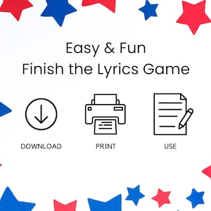 Patriotic Finish the Lyrics Game, Patriotic Trivia, Patriotic Songs ...