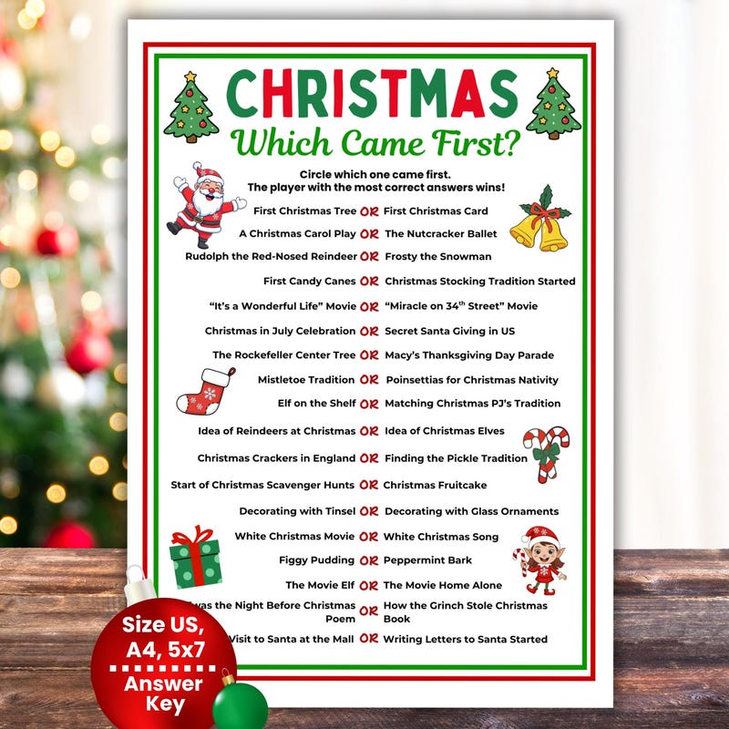 Printable Winter Trivia - Etsy