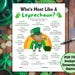Who's Most Like a Leprechaun St. Patrick's Day Game, St. Patrick's ...