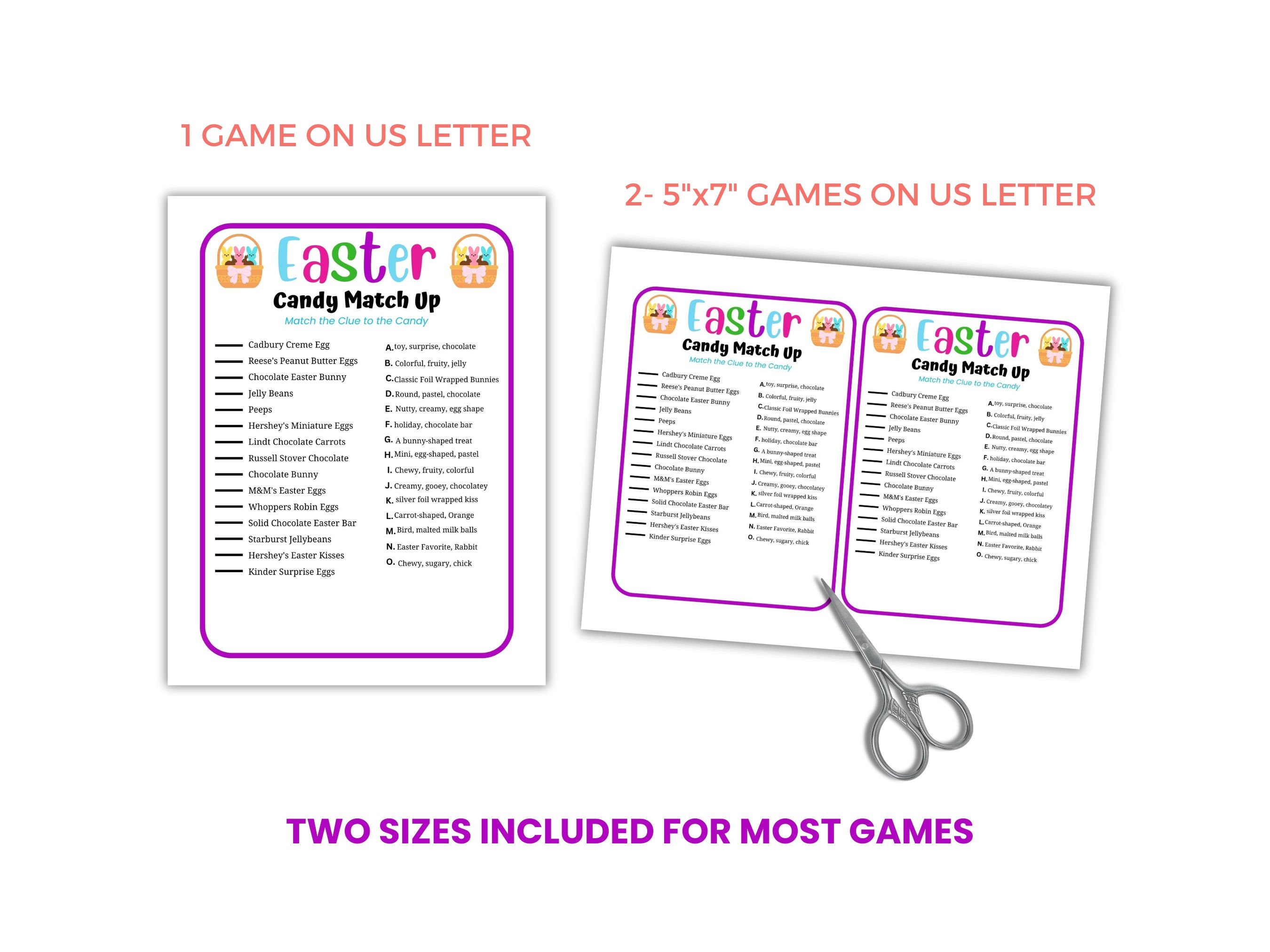 Easter Games Printable, Easter Games Bundle, Easter Trivia, Easter ...