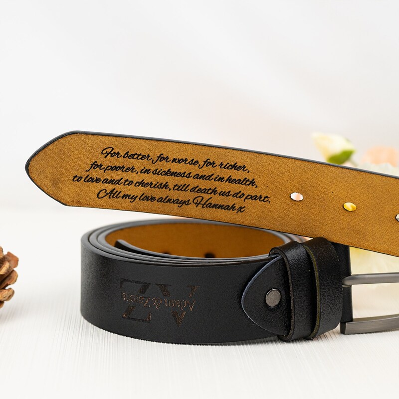 Engraved Belt - Etsy