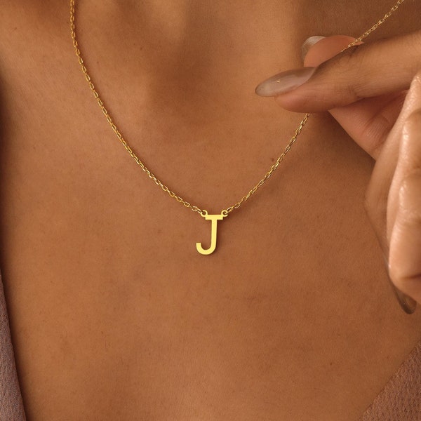 Letter Necklace - Etsy