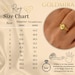 14K Gold Lucky Number Signet Ring , Personalized Gold Ring , Gothic ...