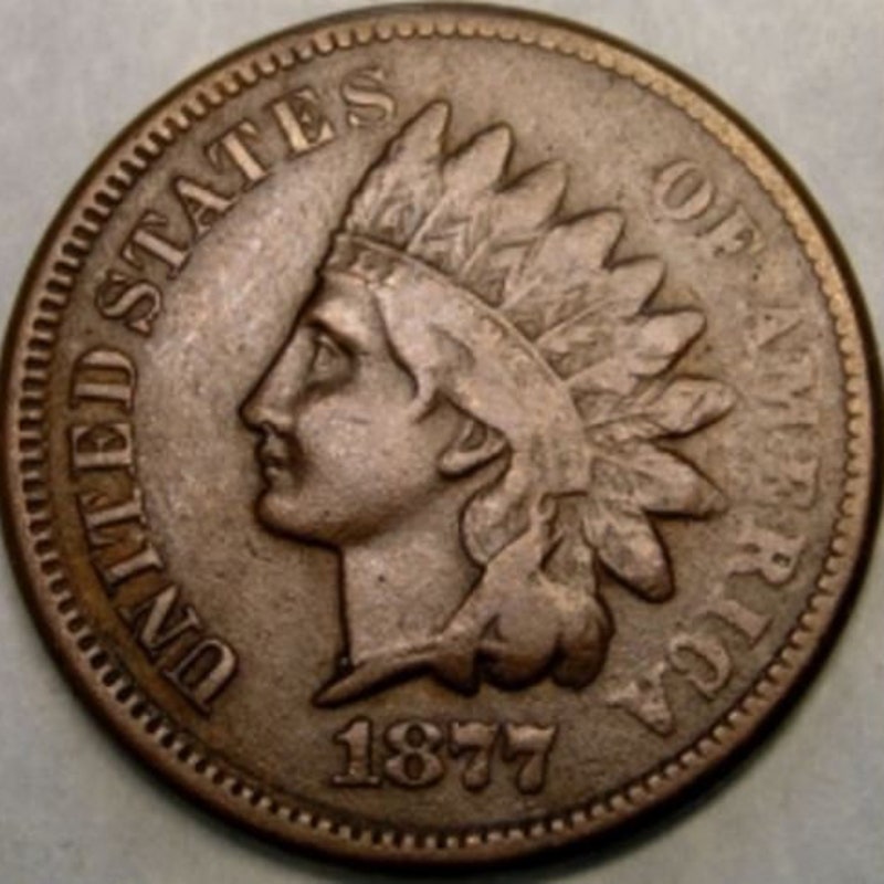 1877 Indian Head Penny - Etsy