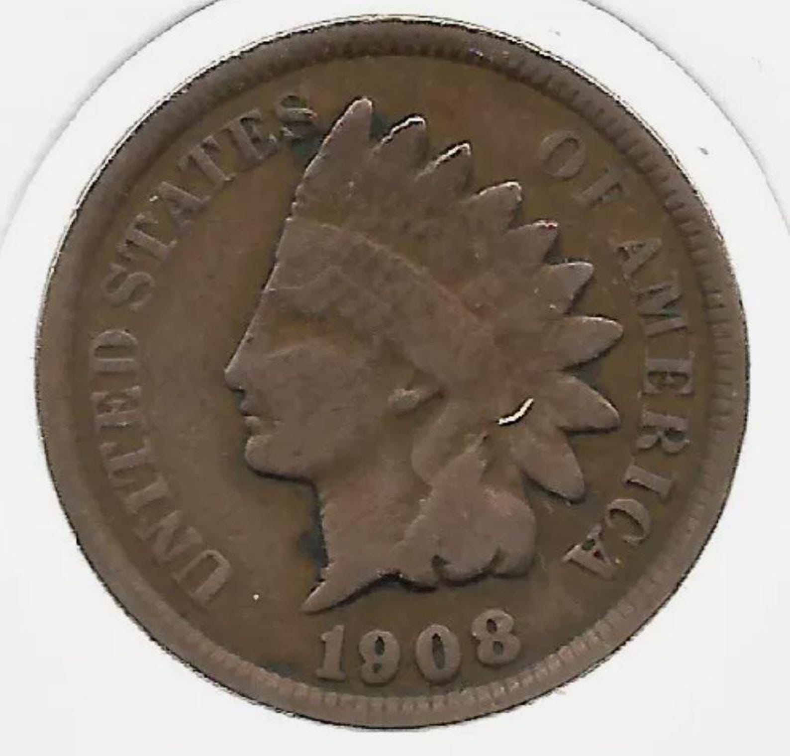 1908-P&S | Indian Head | Penny | G to VG | Buy One or More | for ...